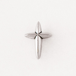 Pointed Tips Cross Lapel Pin - LoveChristianBooks.com
