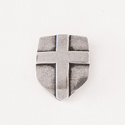 Shield With Cross Lapel Pin - LoveChristianBooks.com