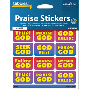 God Praise Stickers - LoveChristianBooks.com