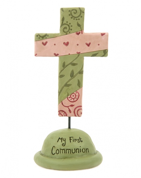 My First Communion Cross (Pink) - LoveChristianBooks.com