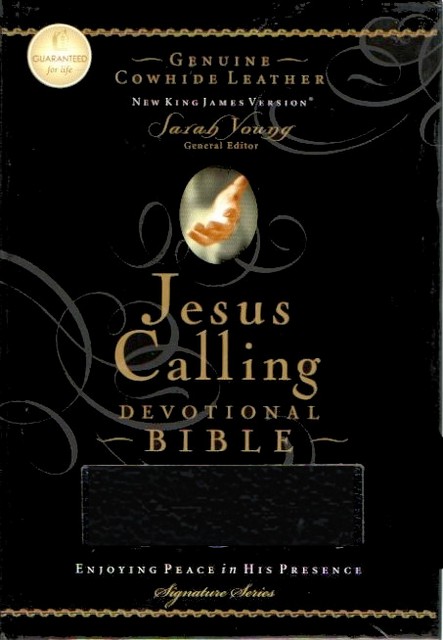 NKJV Jesus Calling Devotional Bible (Black) - LoveChristianBooks.com