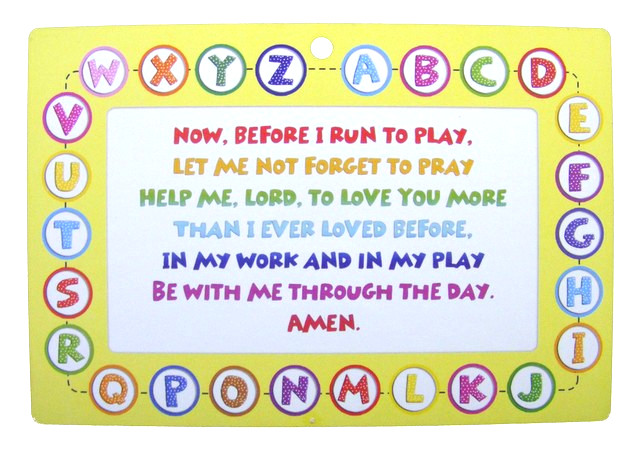 Before I Run To Play - Wooden Plaque - LoveChristianBooks.com