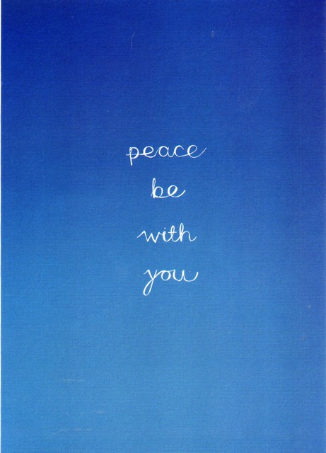 Peace Be With You - Greeting Card - LoveChristianBooks.com