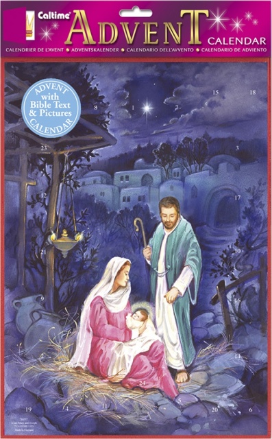 Jesus Mary & Joseph Advent Calendar - LoveChristianBooks.com