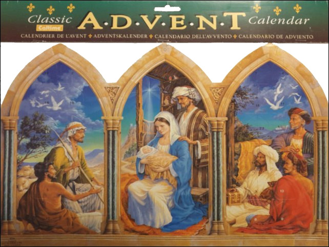 Arch Freestanding Advent Calendar - LoveChristianBooks.com
