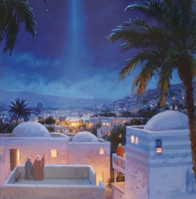 Bethlehem at Night Christmas Cards Pack of 5 - LoveChristianBooks.com