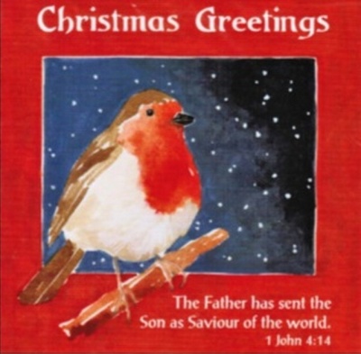 Red Robin Christmas Cards - Pack of 10 - LoveChristianBooks.com